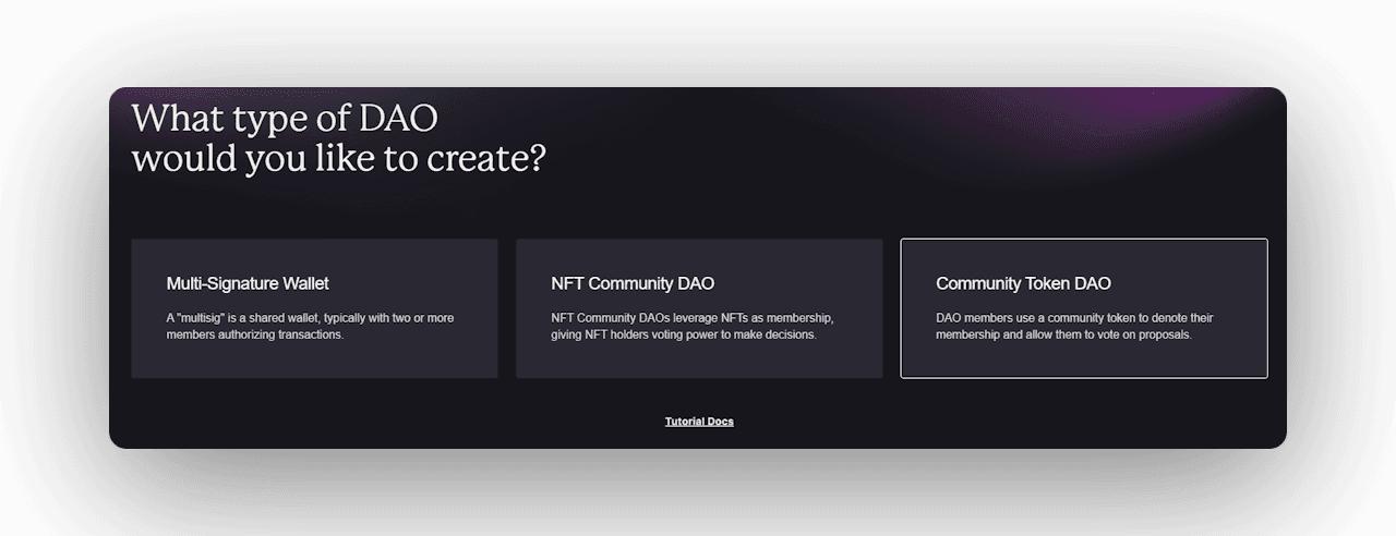 Community Token DAO – Docs